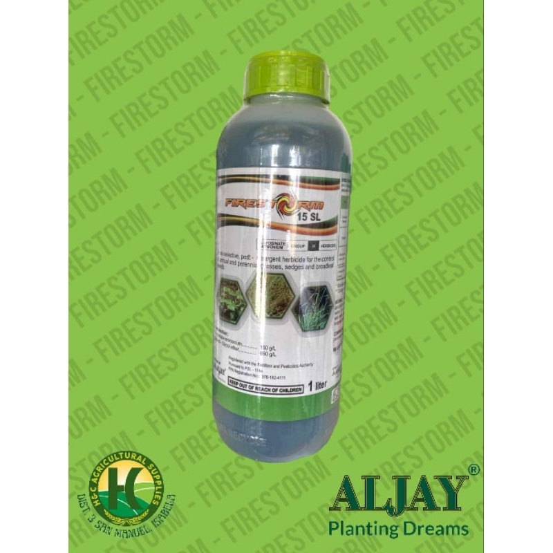 FIRESTORM 15SL Glufosinate Herbicide 1 Liter by Aljay | Shopee Philippines