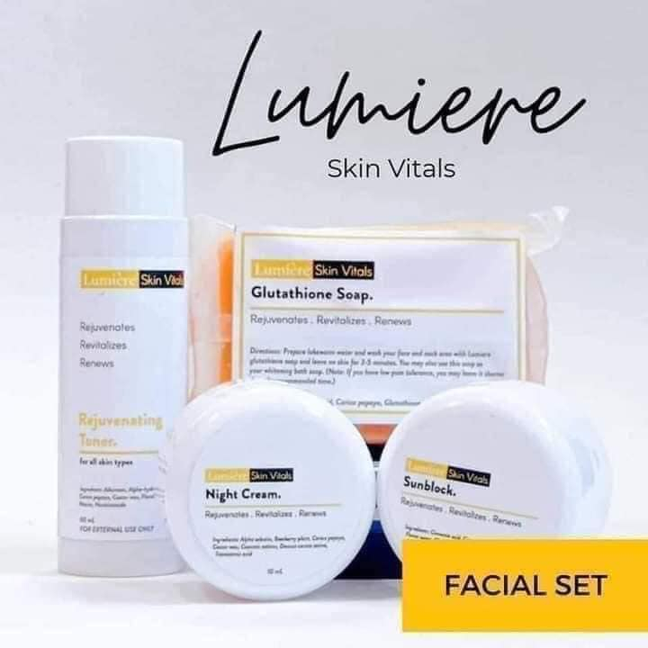 LUMIERE SET LUMIERE SKIN VITAL SET REJUV SET | Shopee Philippines
