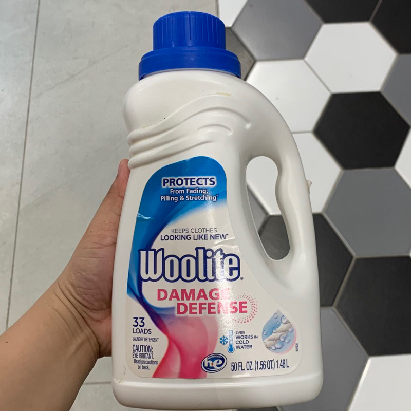WOOLITE DAMAGE DEFENSE LAUNDRY DETERGENT 1.48L | Shopee Philippines