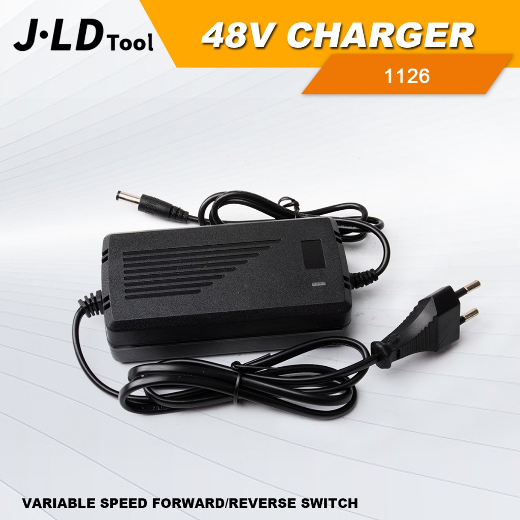 JLD TOOL Battery Charger 21V Intelligent Lithium Li-on Power Adapter ...
