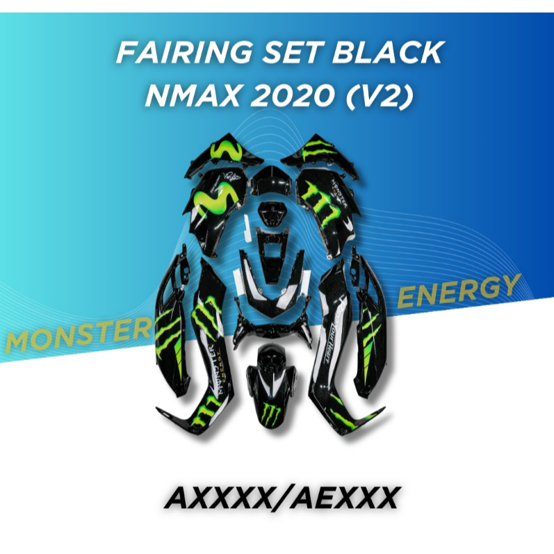 Nmax V2 Flairings Fairings Set Original With Decals Set World GP 60th ...