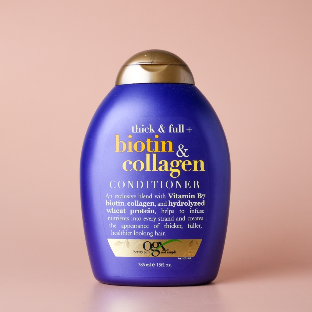 OGX Thick & Full + Biotin & Collagen Volumizing Shampoo Conditioner ...