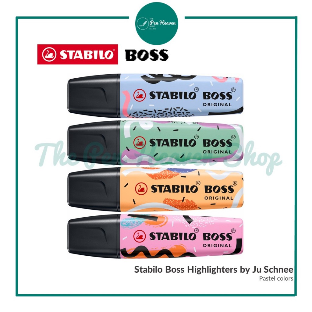 Stabilo Boss Highlighters by Ju Schnee (Pastel) | Shopee Philippines