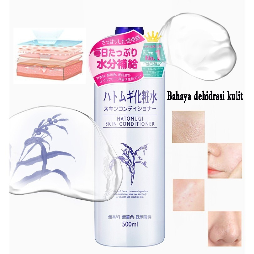 Naturie Hatomugi Skin Conditioner Lotion Toner Moisturizing Face Skin ...