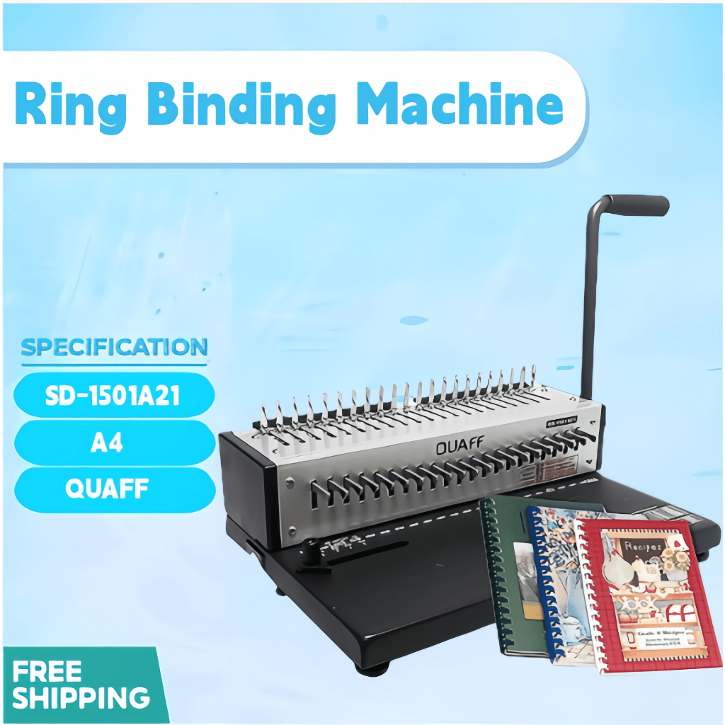 QUAFF Ring Binding Machine (heavy duty for wire) | Shopee Philippines