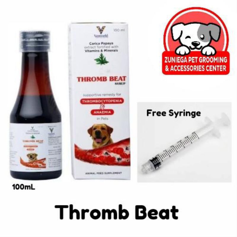Thromb Beat Syrup Remedy Anaemia 100ml | Shopee Philippines