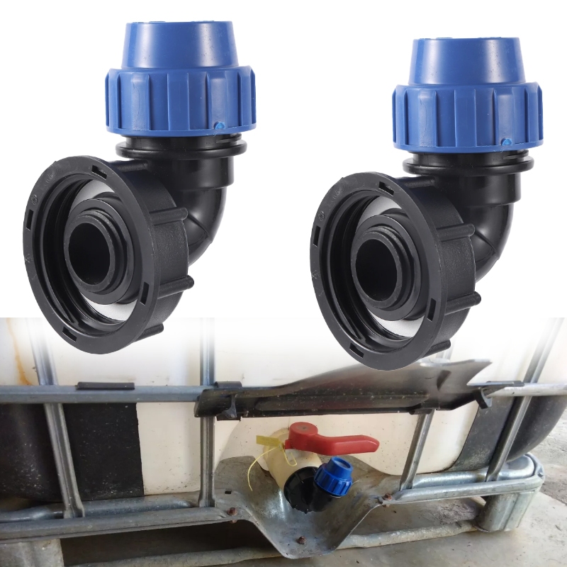 20/25/32MM IBC tank adapter Garden water connectors for tank elbow ...