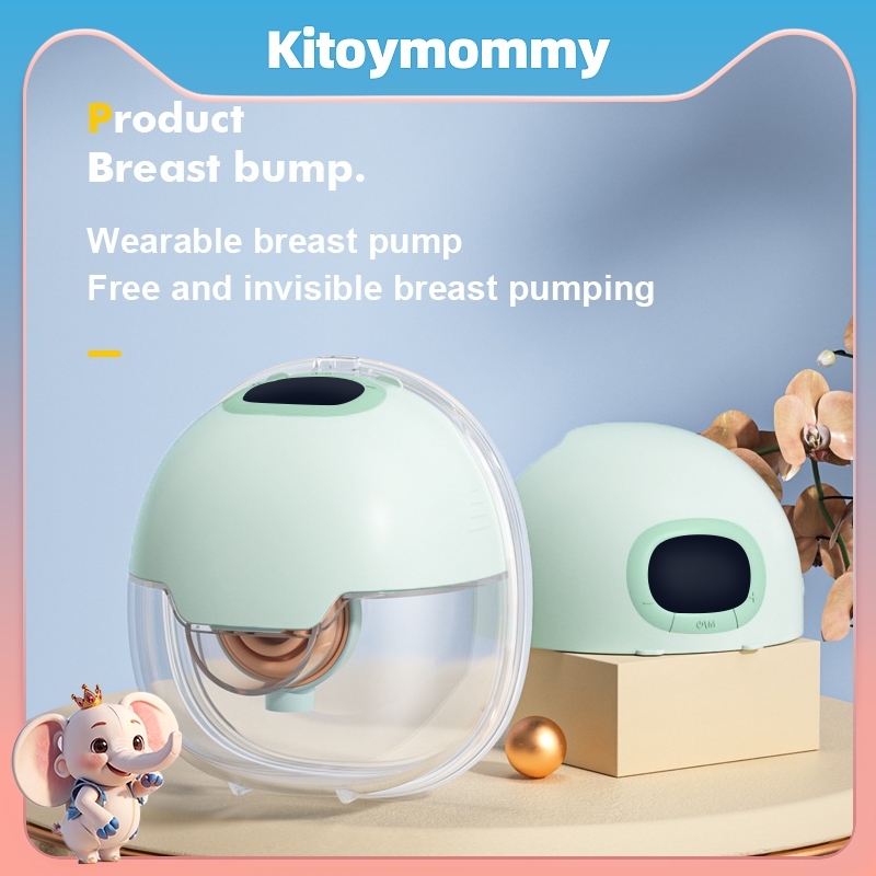 Electric Breast Pump Breast Massager Silent Breastfeeding Painless ...