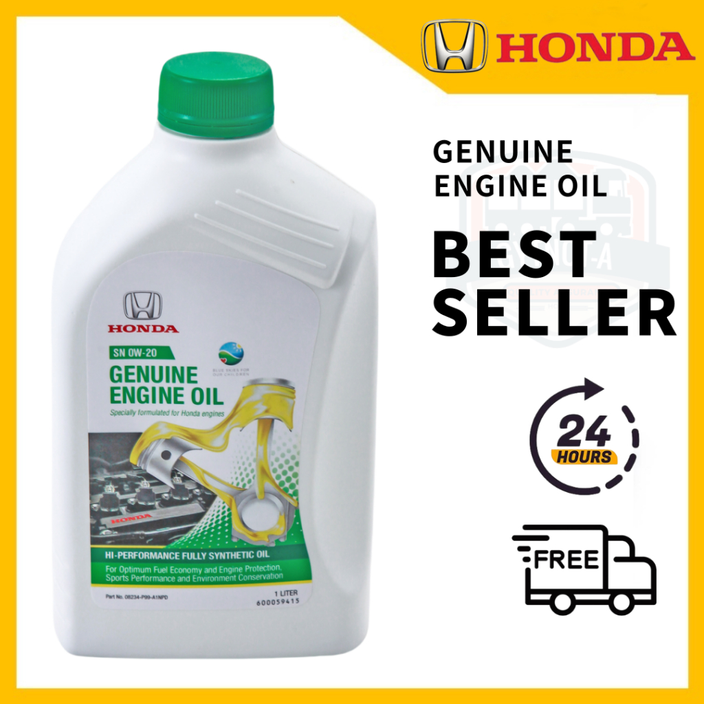 Honda Fully Synthetic Oil SN 0W-20 Genuine Honda oil 1 Liter | Shopee ...