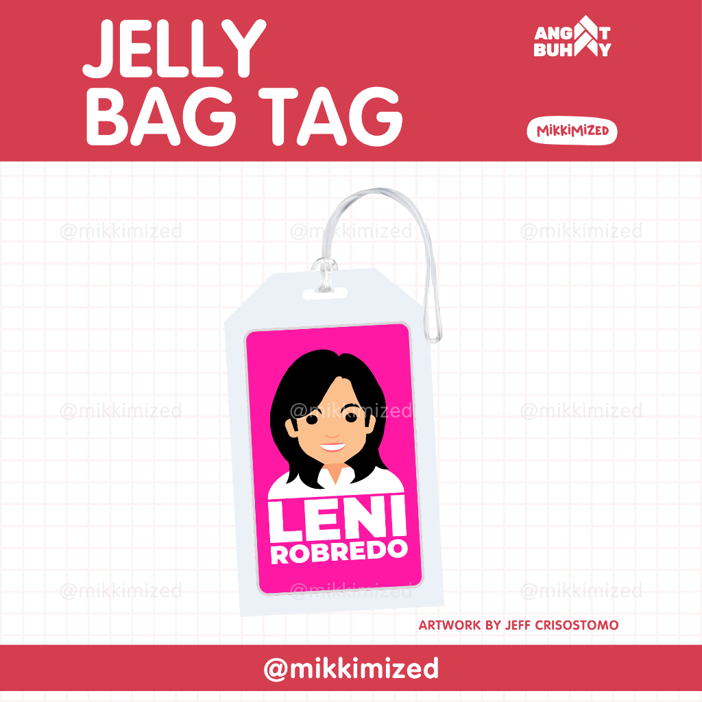 BAG TAG Kakampink Leni Robredo Leni-Kiko Laban Leni 2022 Let Leni Lead ...