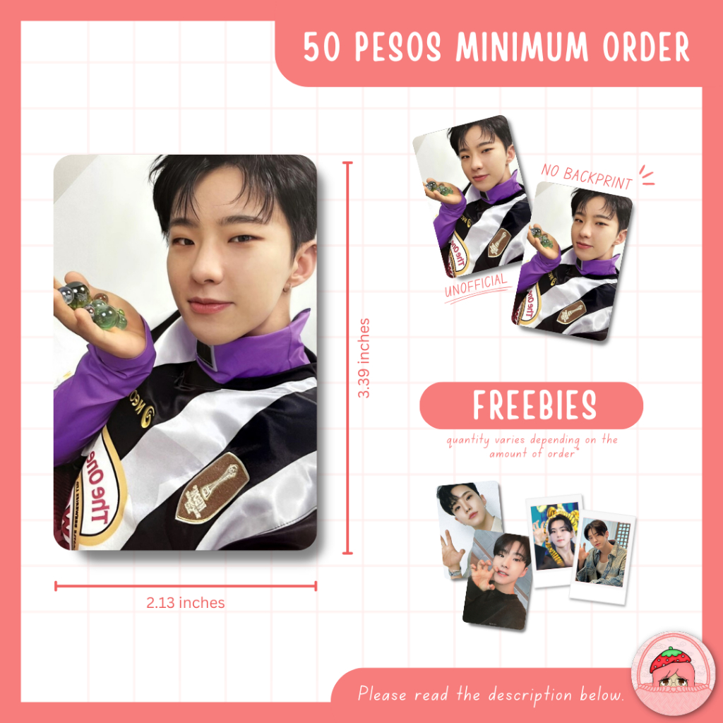 SEVENTEEN SVT HOSHI 'JOLENS' BSS SECOND WIND PC PHOTOCARD UNOFFICIAL ...