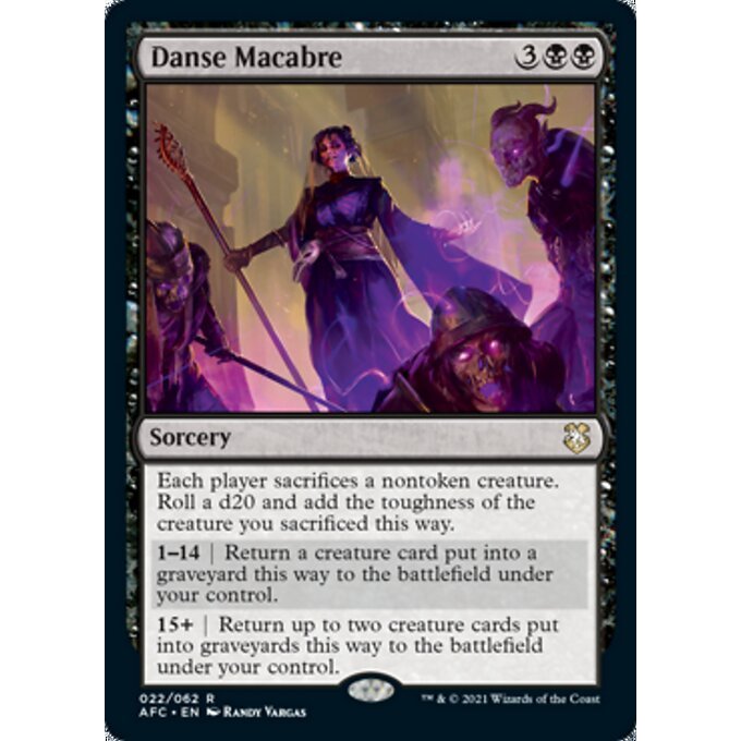 MTG Danse Macabre - Non Foil | Shopee Philippines