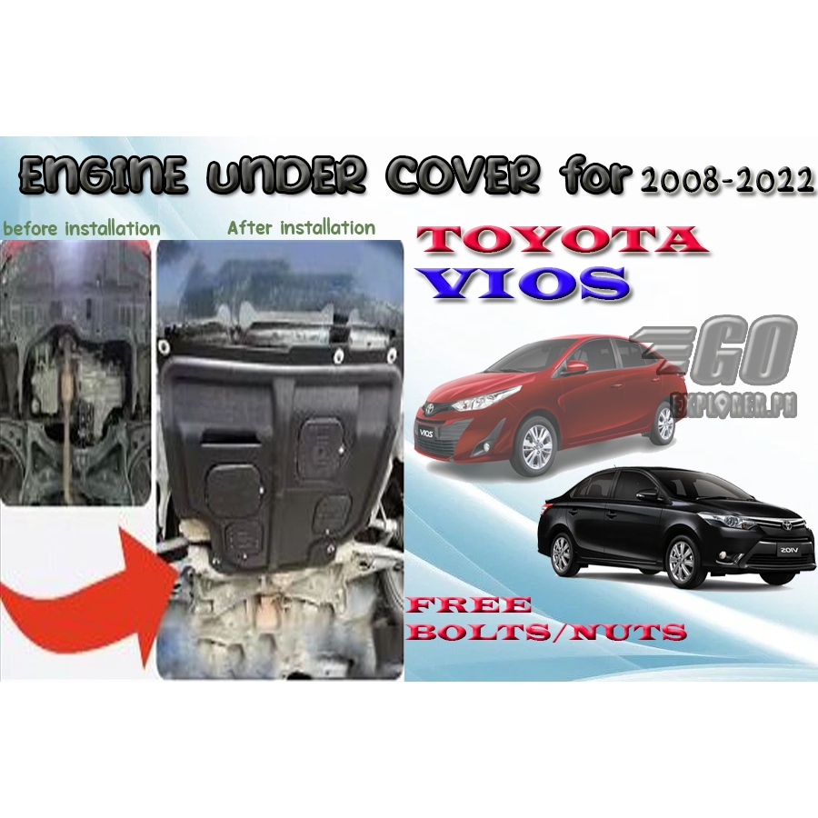 TOYOTA VIOS ENGINE UNDER COVER 2008-2022 /VIOS UNDER GUARD PROTECTION ...