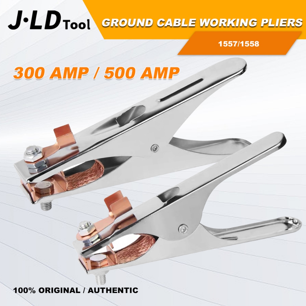JLD Ground Clamp 500A/300A Copper Welding Earth Clip Manual Welder ...