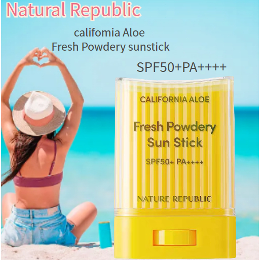 Natural Republic Sunscreen Stick California Aloe Vera Fresh Powder ...