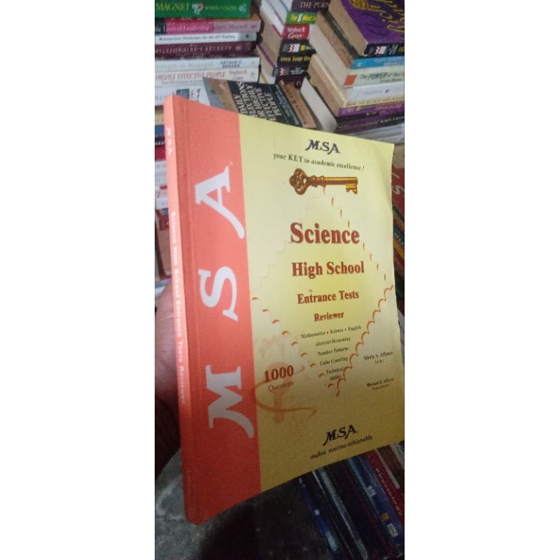 MSA SCIENCE HIGH SCHOOL entrance test reviewer | Shopee Philippines