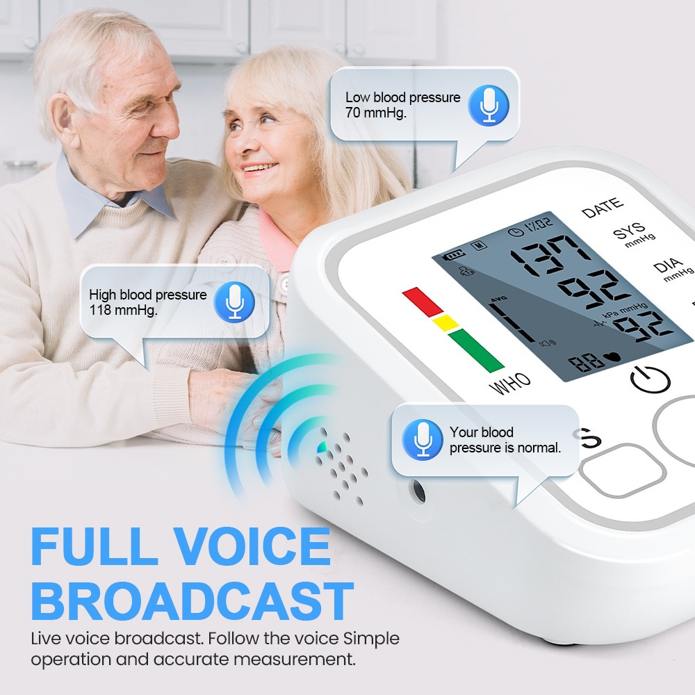 Automatic Digital Blood Pressure Monitor with Heart Rate Pulse ...