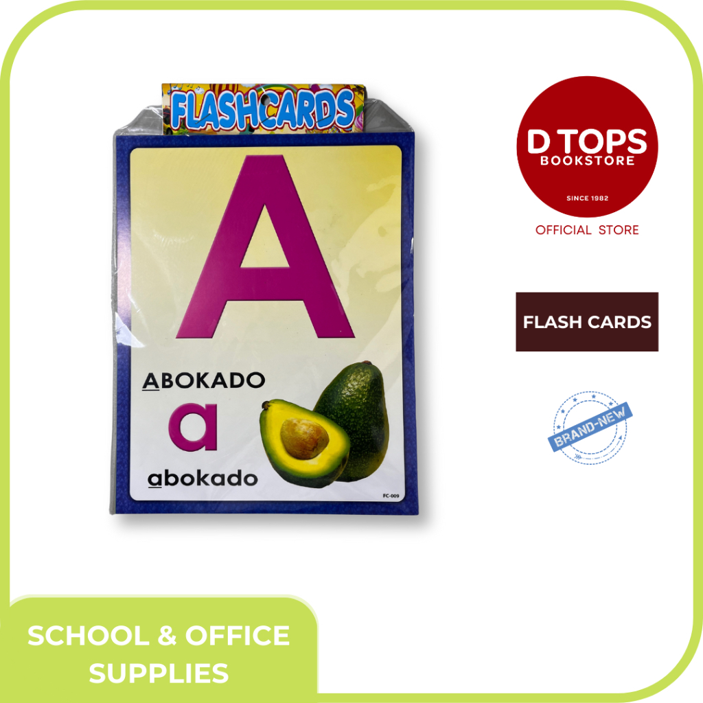 ALPHABET FLASH CARDS ENGLISH & FILIPINO-TAGALOG | Shopee Philippines