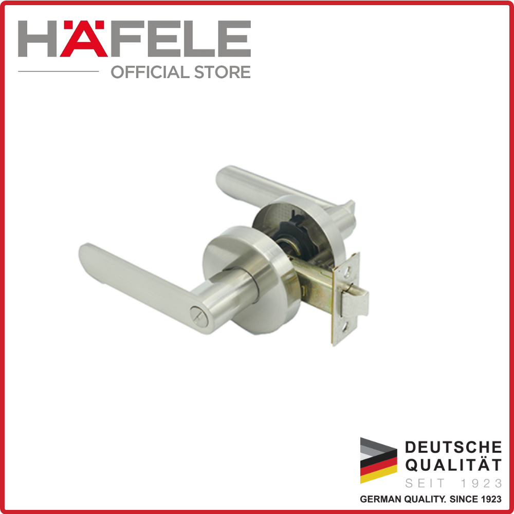 Hafele Tubular Lever Lock Set, Privacy Function (NO KEY) | Shopee ...