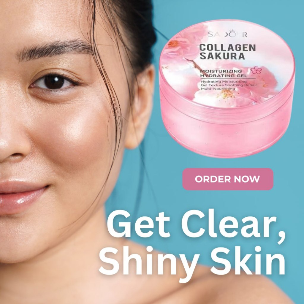 Sadoer Collagen Sakura Gel: Intense Moisture & Hydration for Smooth ...