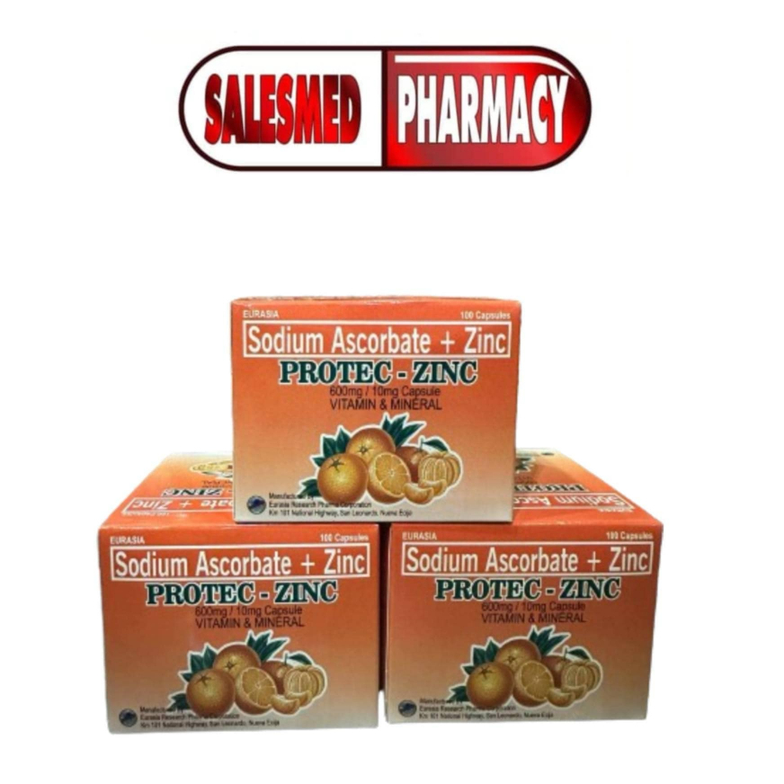 PROTEC ZINC Sodium Ascorbate + Zinc 100's | Shopee Philippines