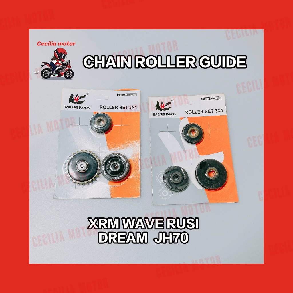 Motorcycle parts Chain Roller Guide 3in1 For XRM WAVE RUSI DREAM JH70 ...