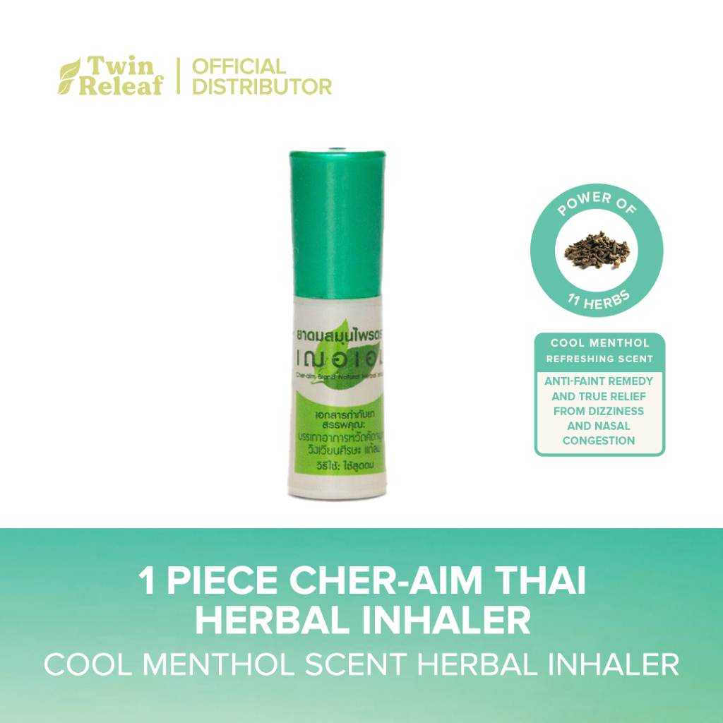CHERAIM Borneol Thai Herbal Inhaler | Shopee Philippines