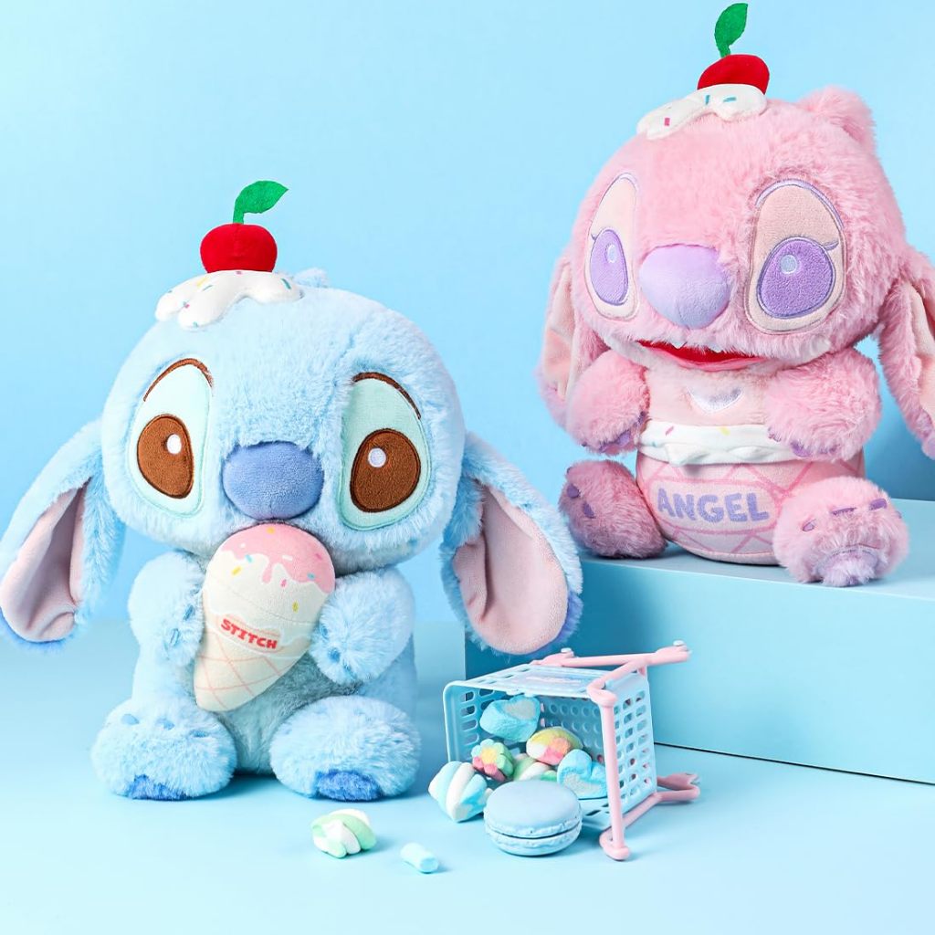 Miniso Disney Lilo Stitch Collection 10in Ice Cream Angel Stitch ...