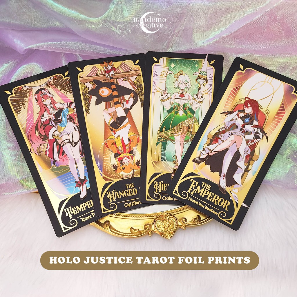 Hololive Justice Tarot Foil Art Print | Shopee Philippines