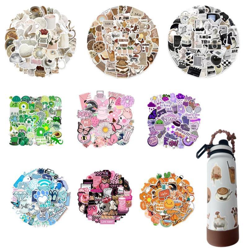 Water Bottles Decor 50PCS Vinyl Vsco Cute Aesthetic Waterproof Stickers ...