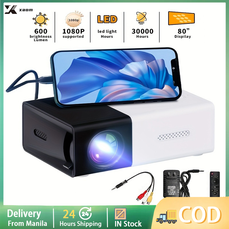 Mini HD Projector Portable Pocket YG300 Micro 1080P Home LED Small ...