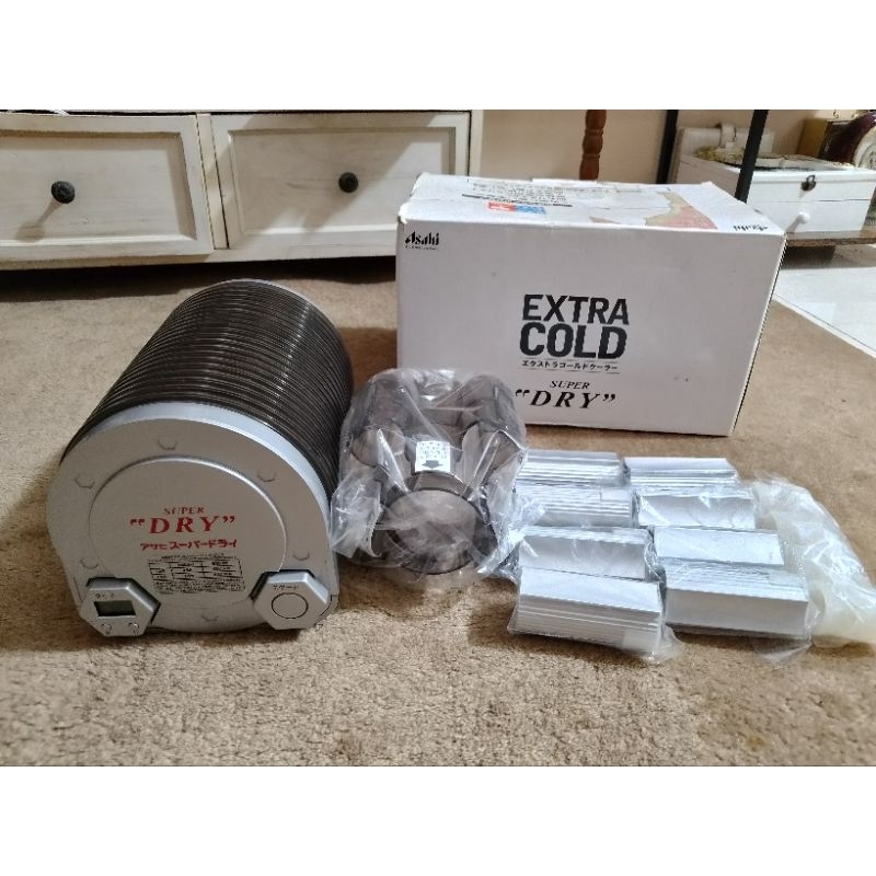 Asahi Beer EXTRA COLD COOLER SUPER DRY Cooler Box Machine | Shopee ...