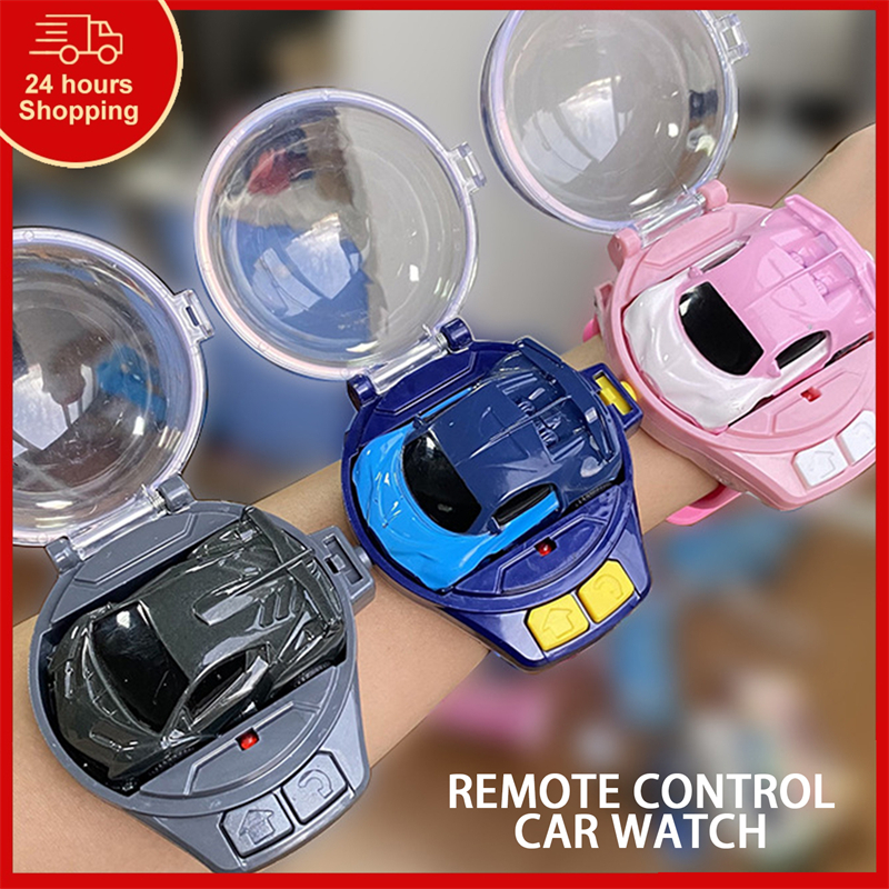 Car Watch Kids Mini RC Racing Car Remote Control Watches Toy USB Charge ...