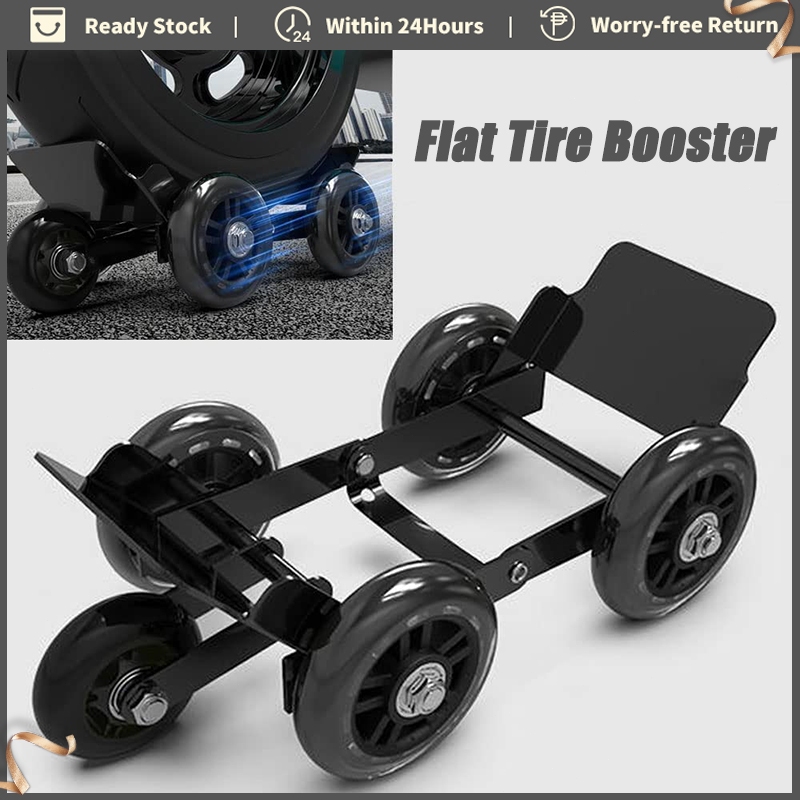 Flat Tire Wheel Puller Booster 5 Wheels Trailer for Motorcycle Tricycle ...