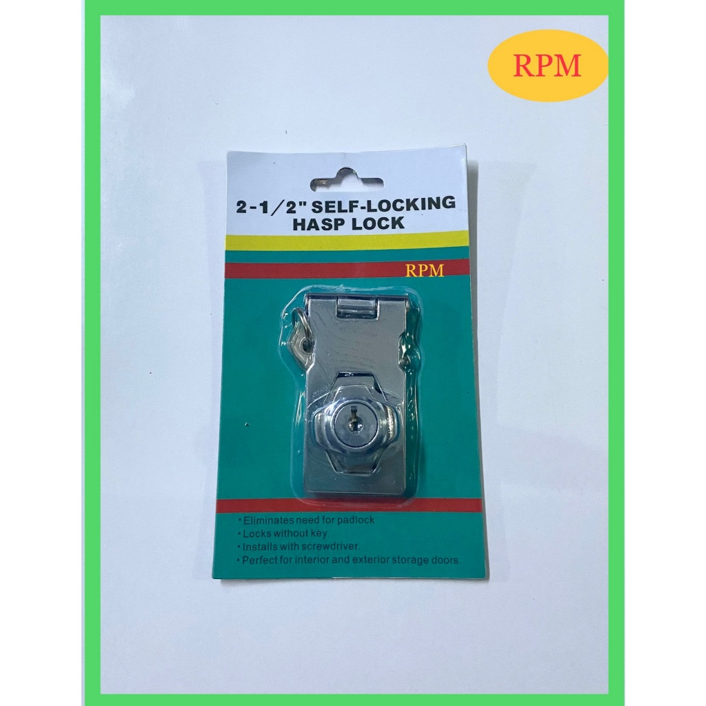 Self-Locking Hasp Lock | Shopee Philippines