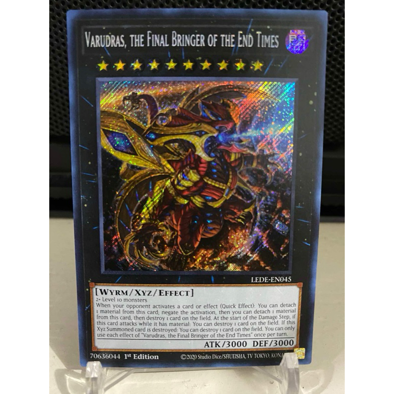 Varudras, the Final Bringer of the End Times - LEDE-EN045 - Secret Rare ...