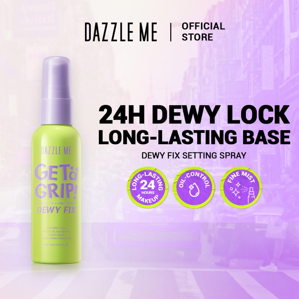 [BEST SELLER!] DAZZLE ME Get a Grip! Makeup Setting Spray Dewy Fix 60ml ...
