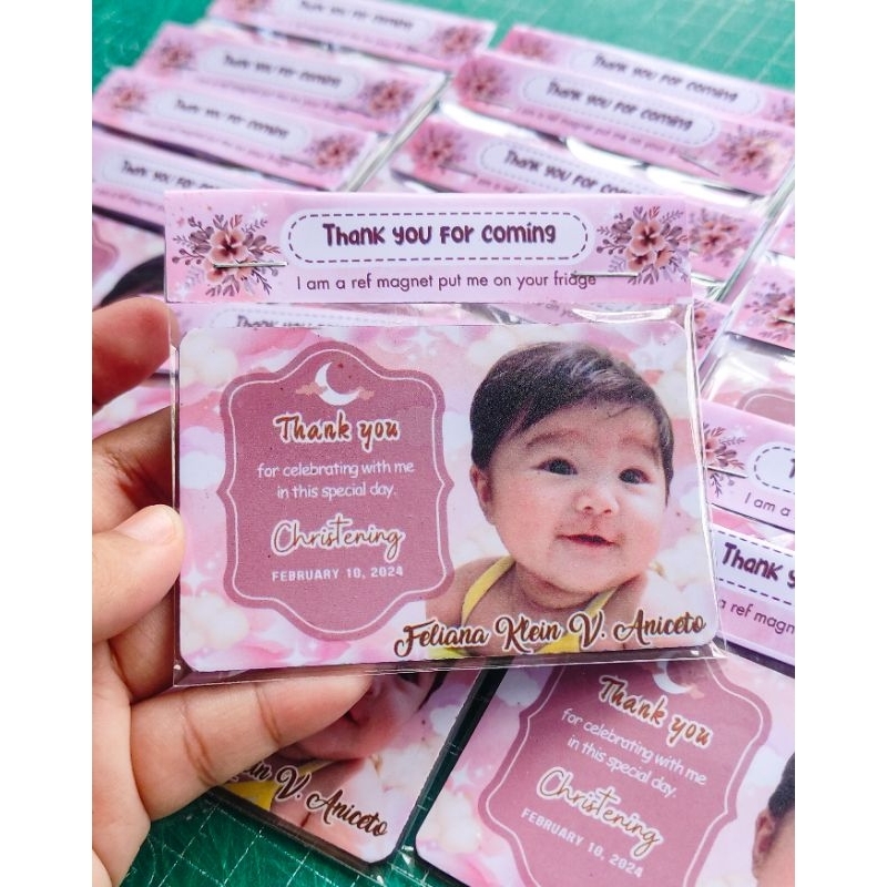 Ref magnet souvenir for any occasion (ATM SIZE)Free layout | Shopee ...