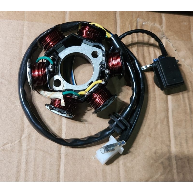 Stator Coil Assembly FX Racing Rusi MP100/110 DC type (Battery Operated ...