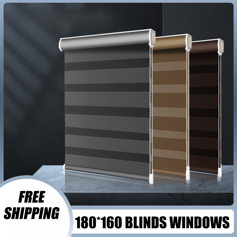 60/80/100/120/140 *160CM Modern Korean Venetians Duo Roller Window ...