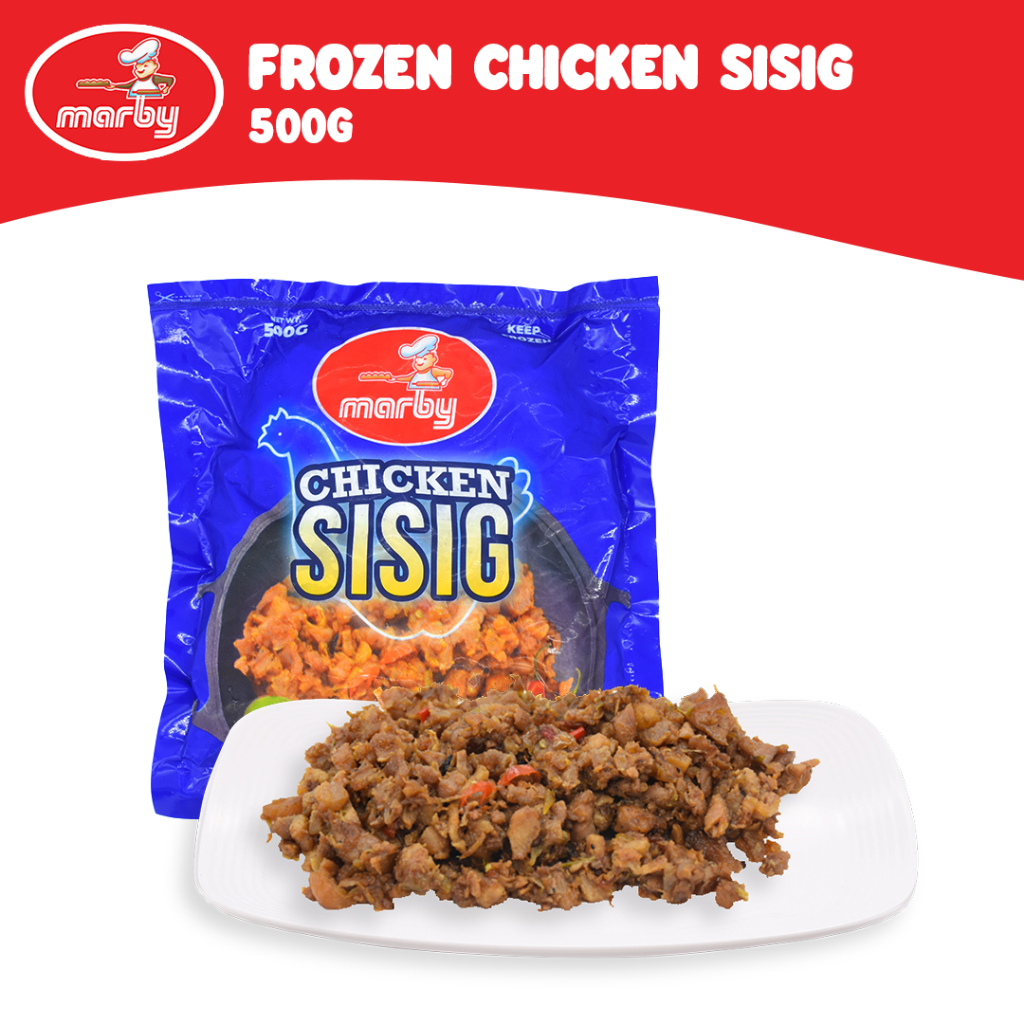Marby Frozen: Chicken Sisig - 500 grams | Shopee Philippines