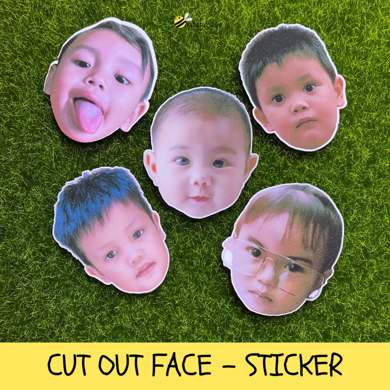 CUSTOMIZED CUT OUT FACE VINYL STICKER | Shopee Philippines
