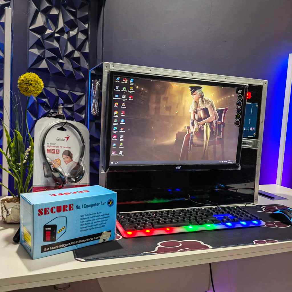 BRAND NEW TABLETOP PISONET PACKAGE RYZEN 5 2400G 8GB RAM 128GB SSD 19 ...