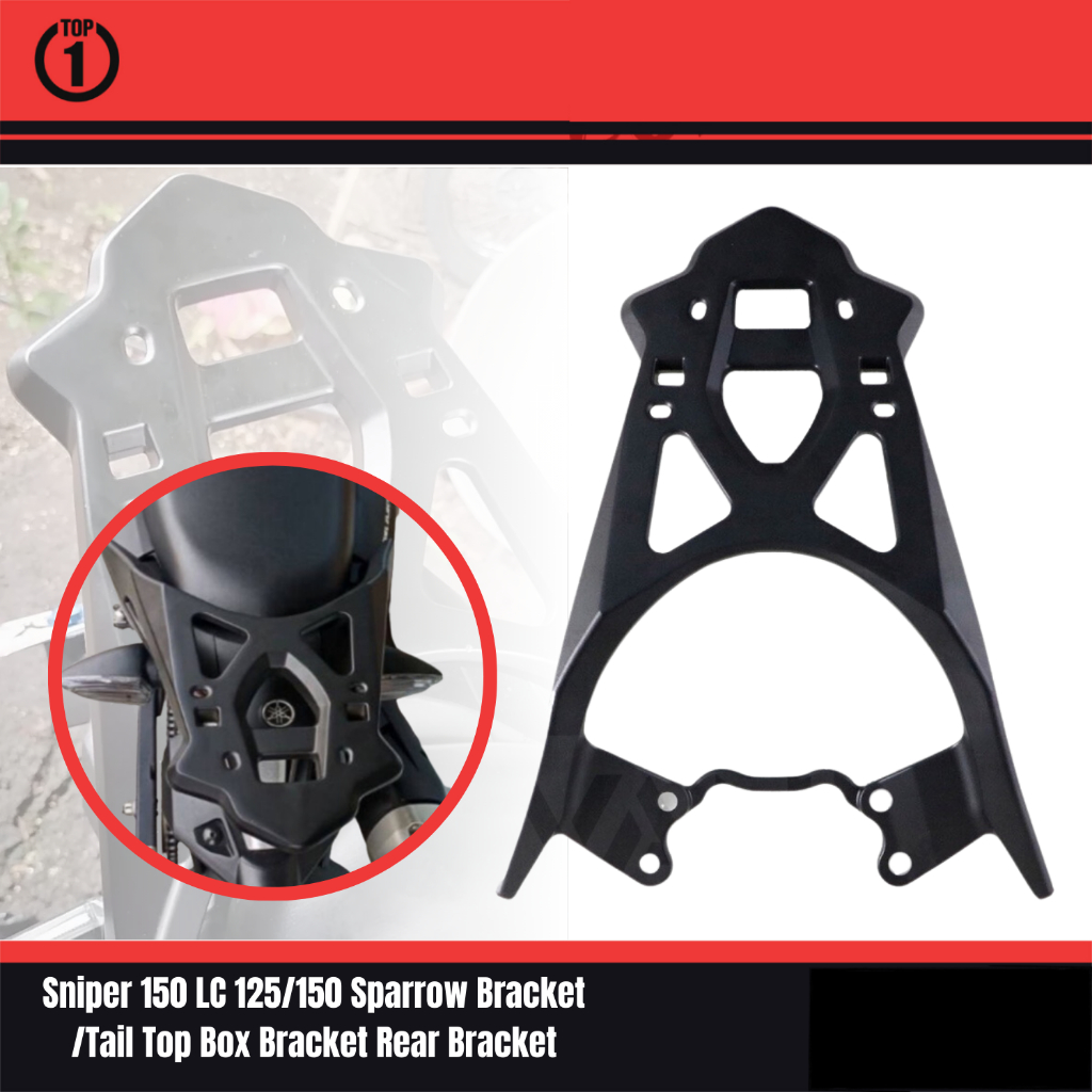 Top1 PH Sniper 150 MXi V1 V2 Sparrow Bracket Top Box Bracket Moto Box ...
