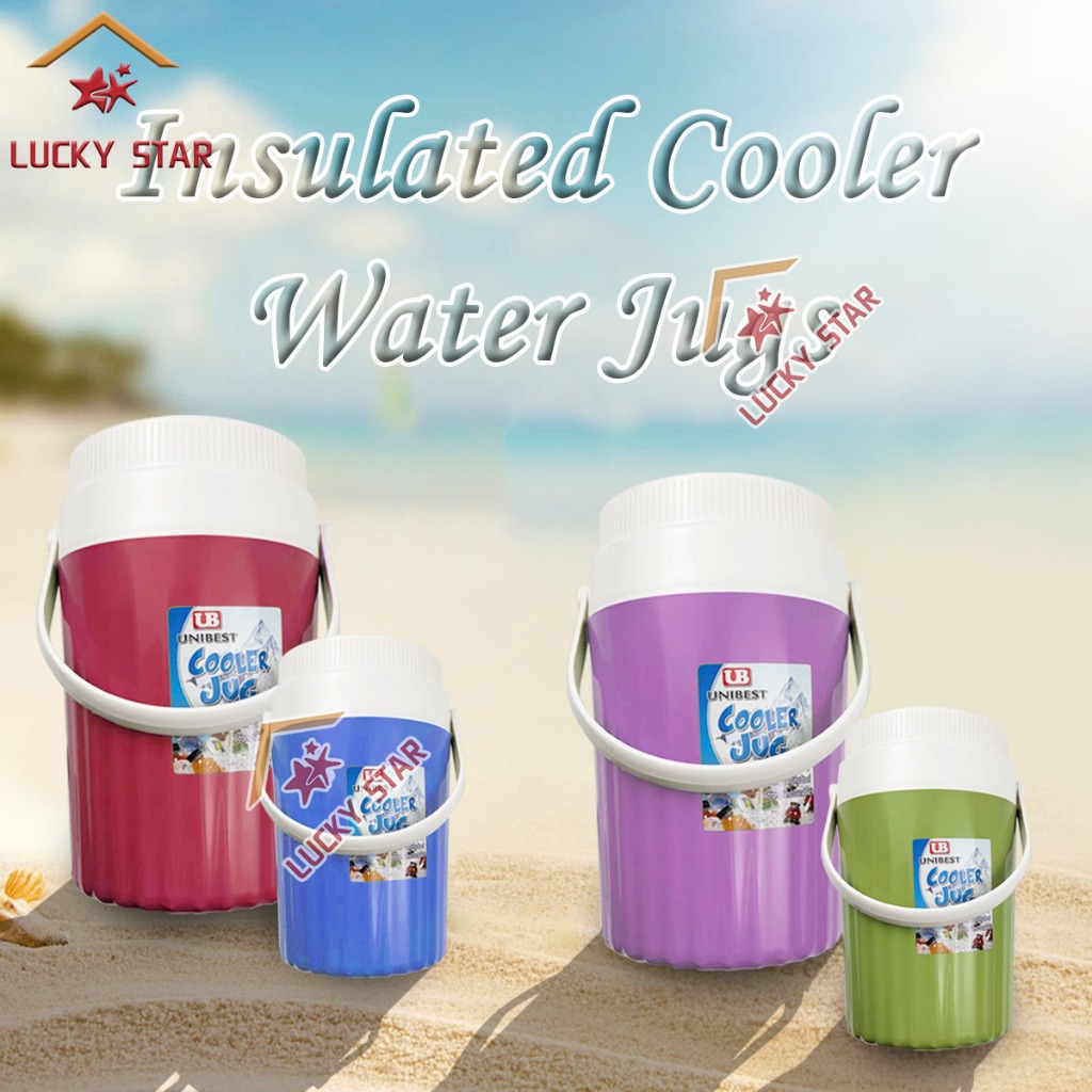Water Jug With Faucet Cooler Jug (Random Color) Outdoor Jug Unibest ...