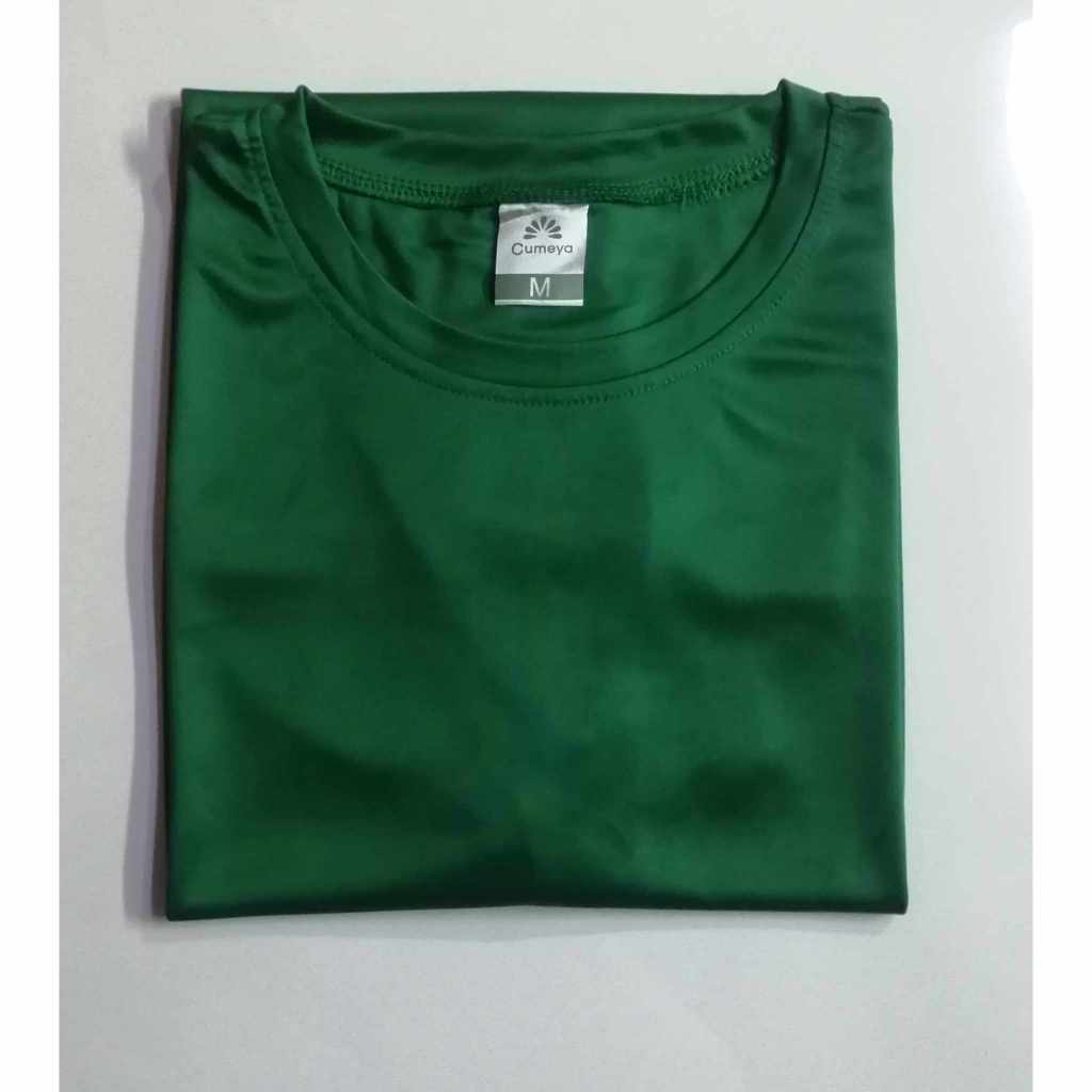 ACTIVE EMERALD GREEN T-SHIRT PLAIN UNISEX | Shopee Philippines