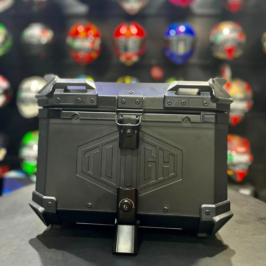 HNJ Alloy Top Box 45L For Motorcycle Motor Compartment Box With Dual ...