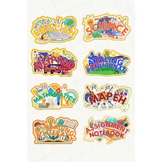 subject sticker for notebook - Best Prices and Online Promos - Jul 2025 ...