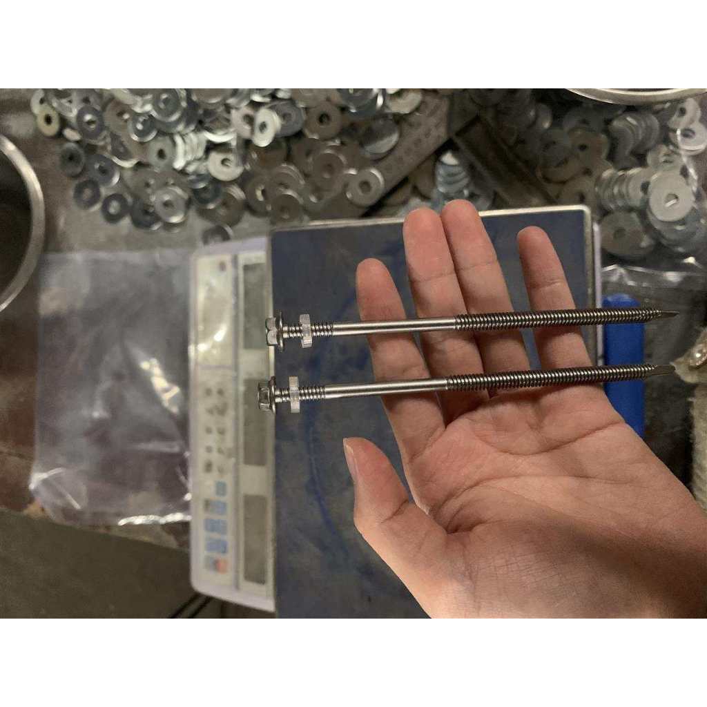 Tek Screw Tex Screw Stainless Steel 410 Hex Flange Self Drilling Screws ...