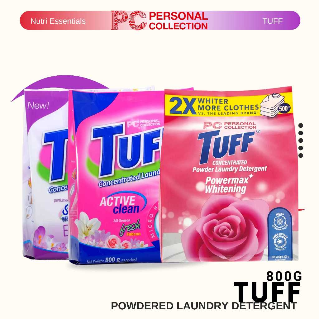 Personal Collection Tuff Concentrated Laundry Detergent 800g | Shopee ...